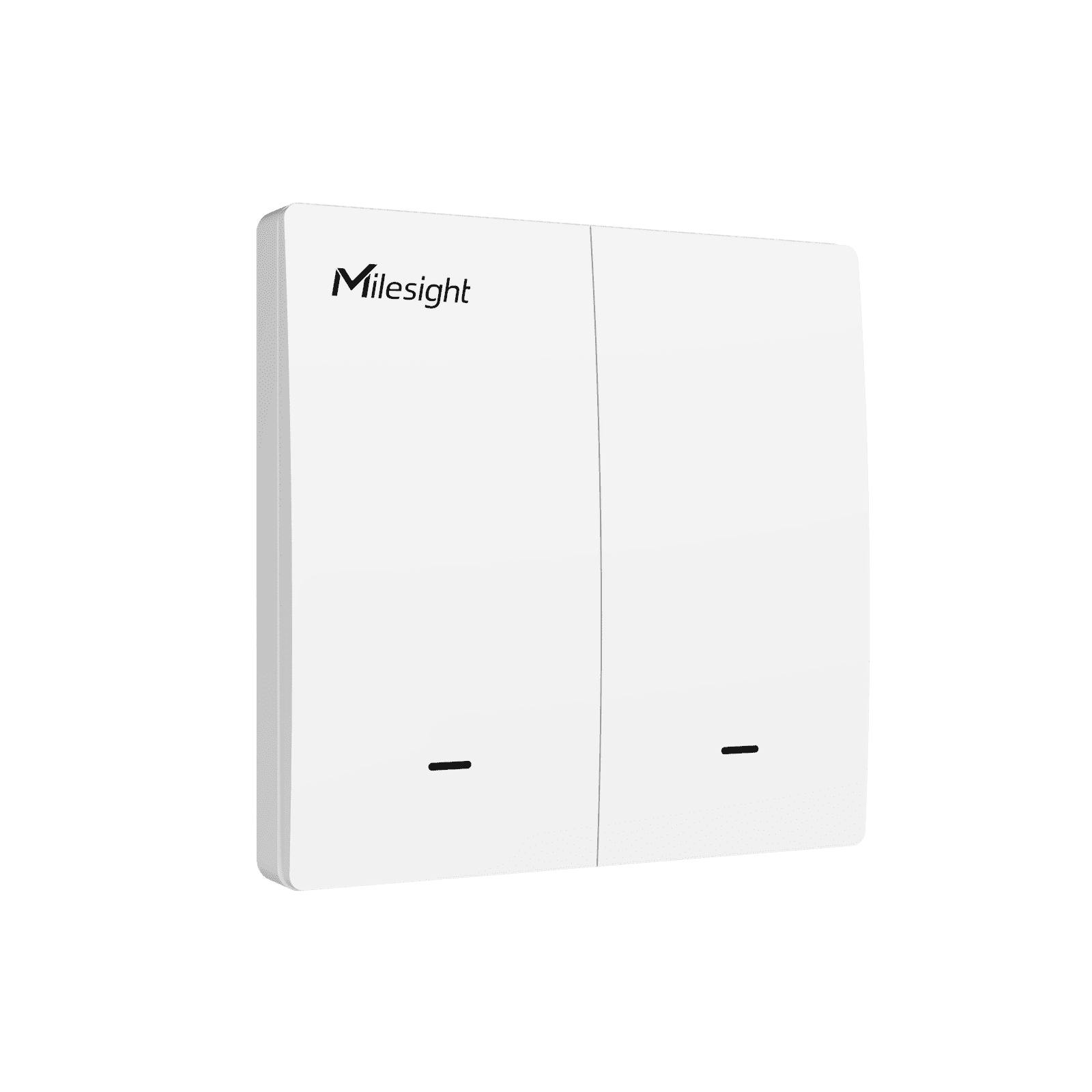 Milesight WS502-3WW11 - Interruptor de pared LoRaWAN de 2 canales ...